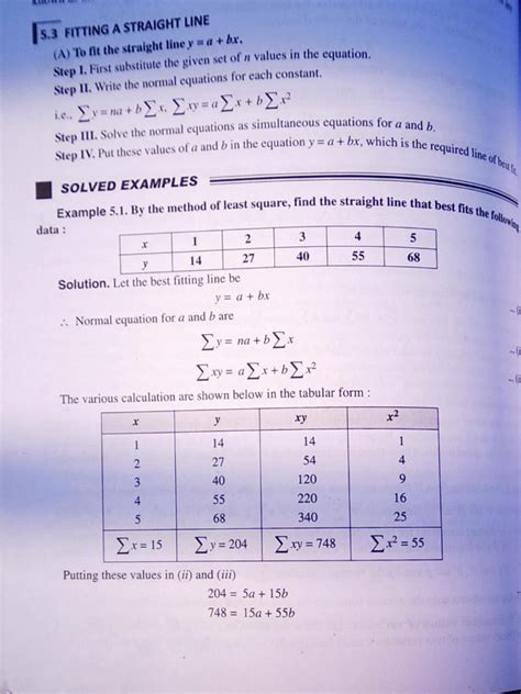 Curve Fitting Least Sq Method Pdf
