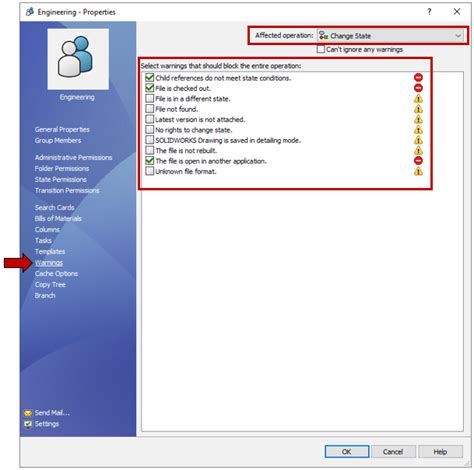 Solidworks Pdm Warning Settings