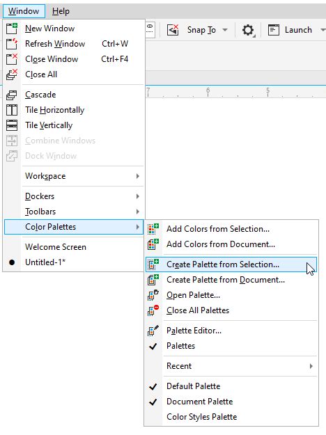 Cant Add Color Palletes Coreldraw Graphics Suite 2019 For Windows Coreldraw Graphics Suite