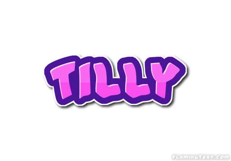 Tilly Logo Free Name Design Tool From Flaming Text