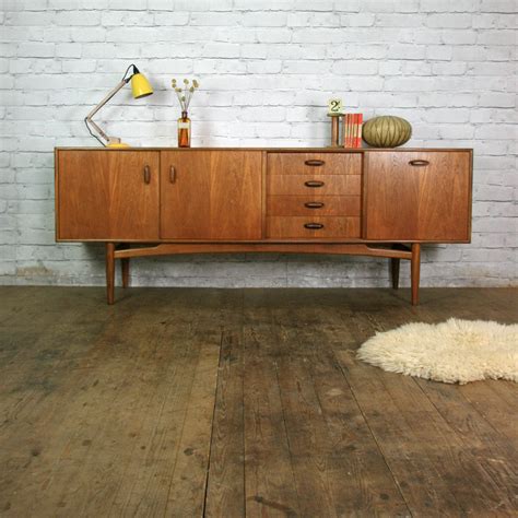 Vintage E Gomme G Plan Large Teak Sideboard Mustard Vintage