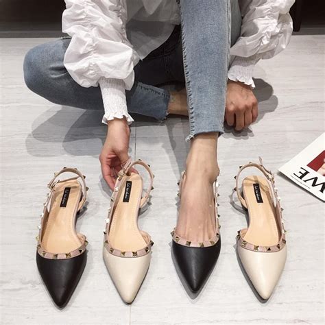 뾰족한 버드 나무 딩 샌들 바오 헤드 레이디 요정 신발 사교계 파티 늦은 저녁 신발 여성 신발 Aliexpress