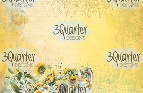 3quarter Designs Sunflower Elixir Collection Card Kit