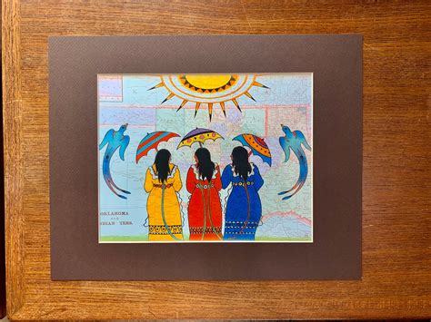 Choctaw Art Nation Ledger Art Native American Etsy