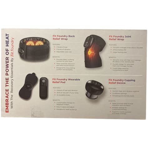 Fit Foundry 4 In 1 Heat And Massage Recovery Pack For Relief — Ewirelessgear