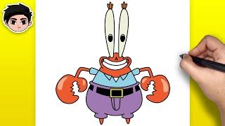 How To Draw Mr Krabs From SpongeBob SquarePants Easy Doovi