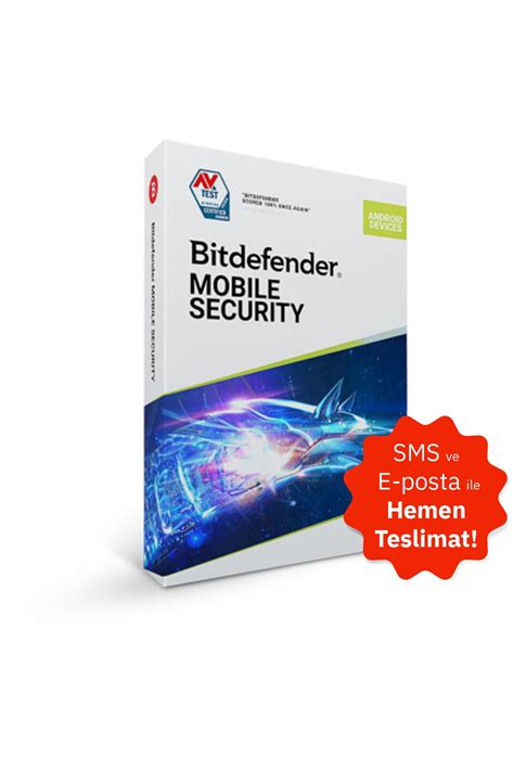 Bitdefender Mobile Security For Android 1 Kullanıcı 1 Yıl Türkçe Son Sürüm Antivirüs Yazılımı