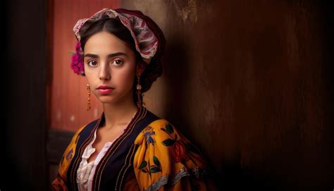 Premium Photo Spanish Girl Model Illustration