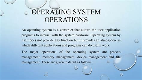 operating system operations ppt pptx operating systems computer