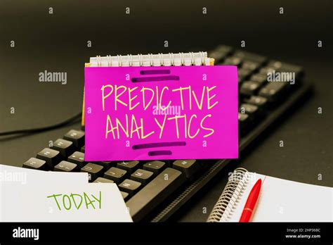 Text Sign Showing Predictive Analytics Conceptual Photo Optimize Collection Achieve Crm