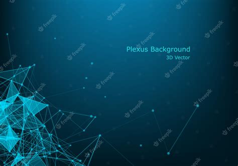 Premium Vector Vector Abstract Futuristic Digital Landscape With Particles Dots And Stars On