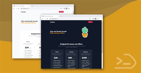 Landing Pages With Dark Mode