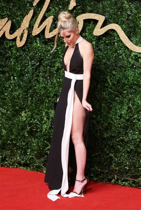 Mollie King Dares To Bare In A VERY Raunchy Dress As She Joins David Gandy At The British