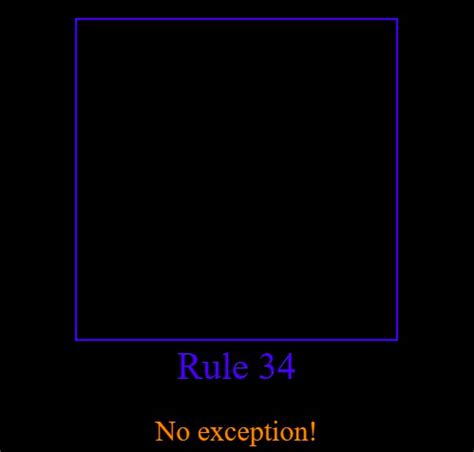 Rule 34 NO EXCEPTION Blank Template Imgflip