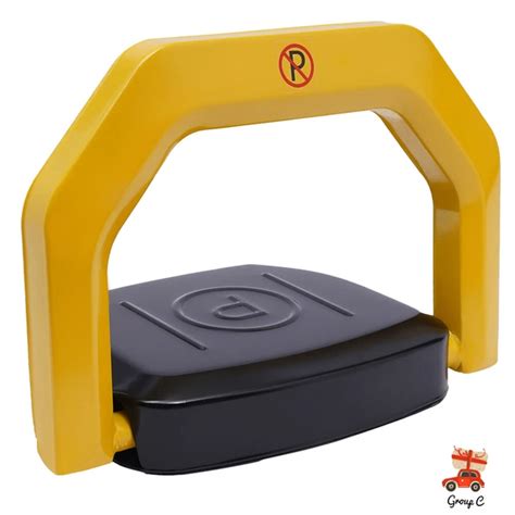 Folding Automatic Parking Lock Driveway Security Car Barrier Lock Remote Control £58 18