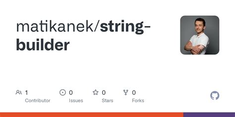 github matikanek string builder