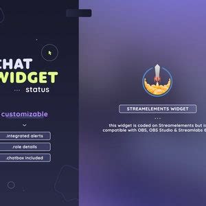 Status Chat Widget With Alerts Minimal Fully Customizable Custom Chat With Events