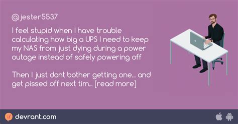 I Feel Stupid When I Have Trouble Calculating How Big A UPS I Need To