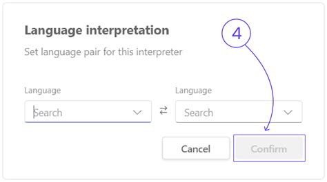how to enable language interpretation in microsoft teams