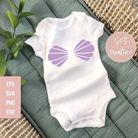 Ariel Seashells Digital File Instant Download Etsy