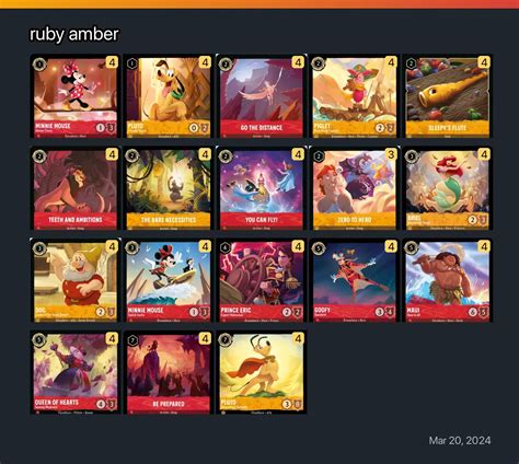 Decks Lorcana Deck Disney Lorcana