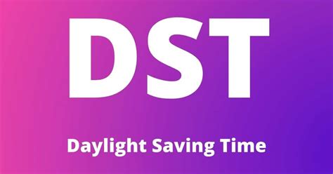 Dst Daylight Saving Time Local Time Weather