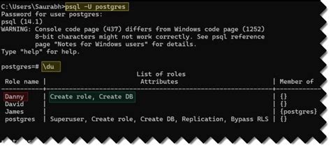 How To Create User In Postgresql