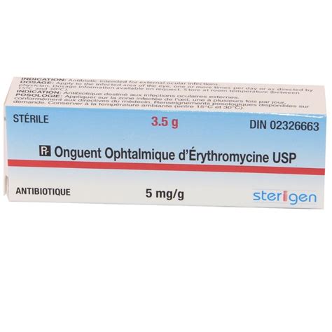 Treatment Of Eye Infections With Erythromycin
