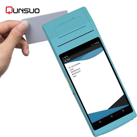 POS System NFC Payment Device Android Terminal With Printer PDA L QS China Manufacturer