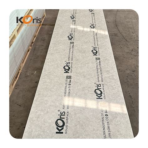 Calacatta Marble Slabs 12mm Acrylic Solid Surface Sheets For Kitchen Countertops From China