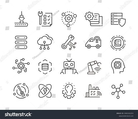 Connected Manufacturing Icon Images Stock Photos Vectors Shutterstock