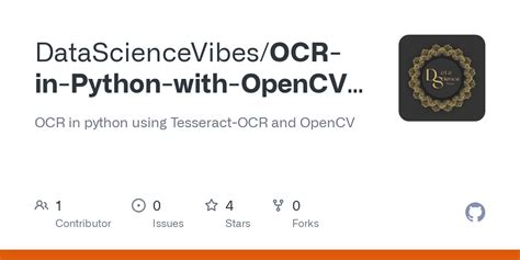 Issues · Datasciencevibesocr In Python With Opencv Tesseract And