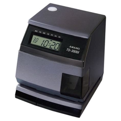 Amano Ts 3000i Automatic Time Sync Web Clock 1 800 Timeclocks