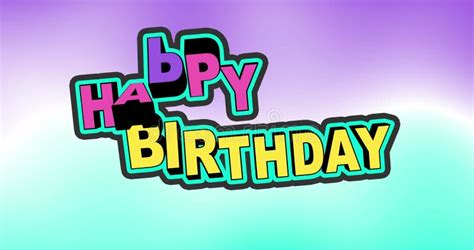 Happy Birthday 3d Festive Animation Happy Birthday Loop Text Or