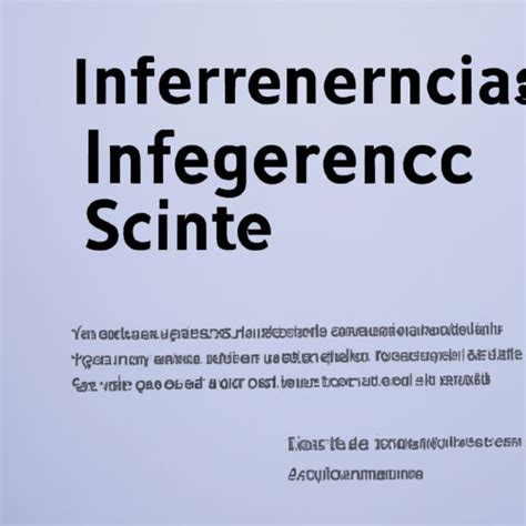 what does inference mean in science a comprehensive guide to