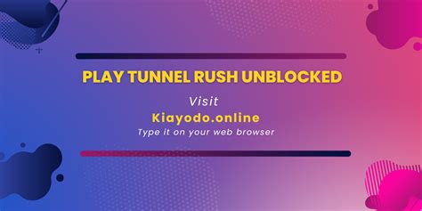 Github Hugobrytunnel Rush Unlocked Play Tunnel Rush Unblocked Today