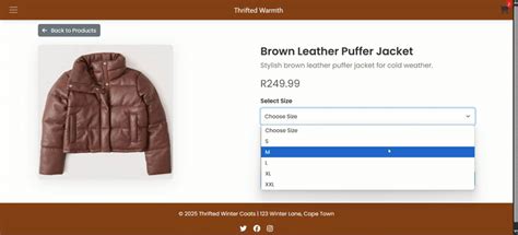 Github Mulalo Mabecommerce Project Thrifted Warmth Is An Online Platform Dedicated To
