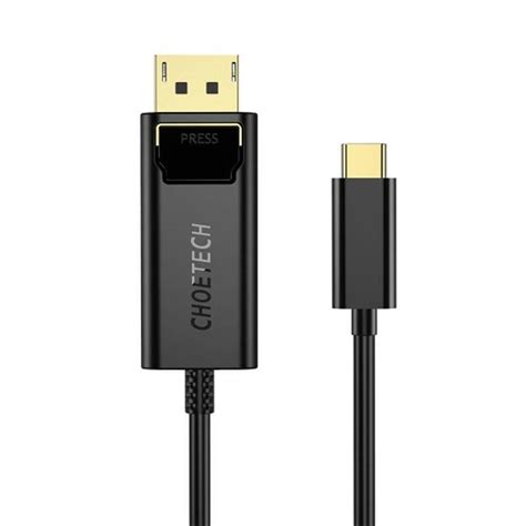 Кабель Choetech Displayport Usb Type C M M 1 8 м Black Xcp 1801bk купить в Харькове