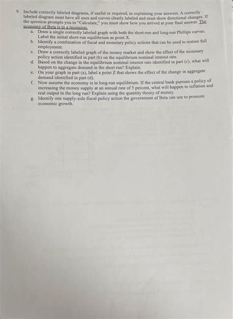 Solved 9. Include correctly labeled diagrams, if useful or | Chegg.com