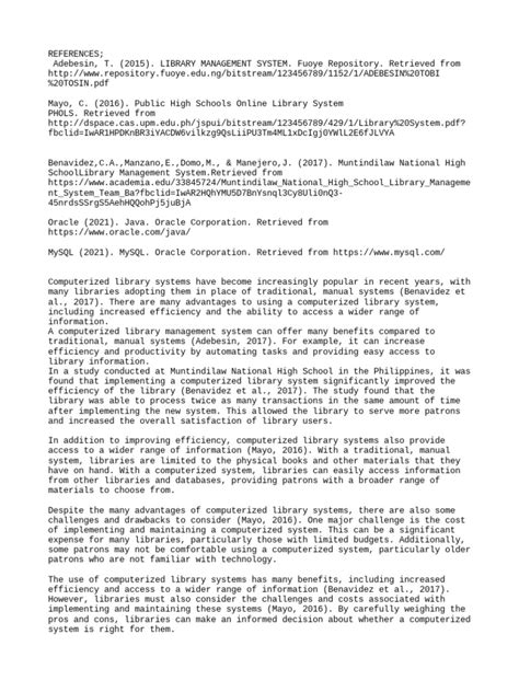 y pdf libraries my sql