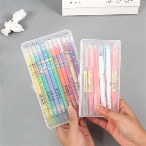 디자인문구 투명 필통 볼펜 연필 케이스 스티커 수납함 보관함 비즈 다꾸 공예 재료 엽서 정리함 필꾸 오늘의집 쇼핑