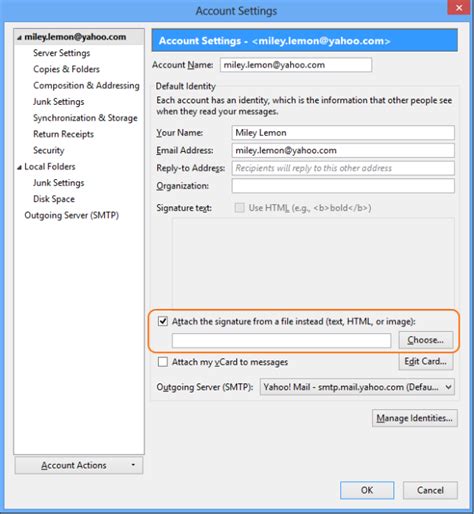 How To Set Up Email Signature In Thunderbird