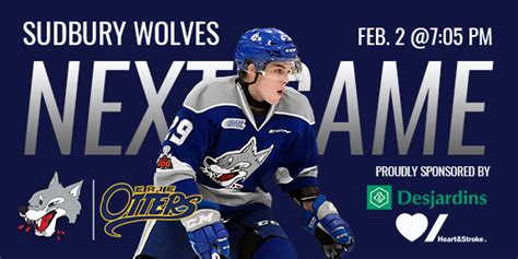 Wolves Host Otters Friday Sudbury Wolves