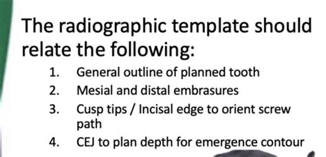 Implant Placement Flashcards Quizlet