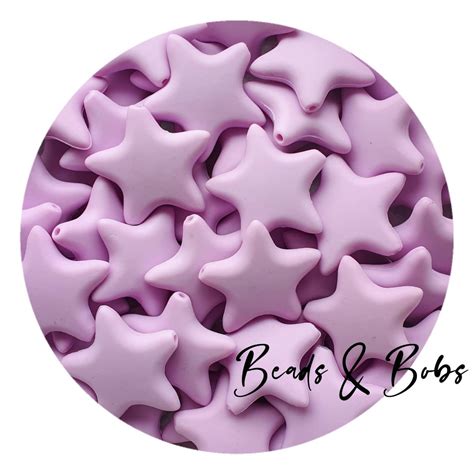 Bulk 2 10 Pieces Silicone Large Star Beads For Jewellery And Craft