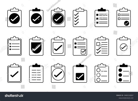 Set Document Papper Vector Design Stock Vector Royalty Free