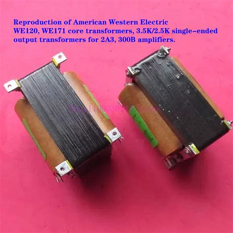 Replica We120 Or We171 Core Transformers 3 5k 2 5k 15w Single Ended