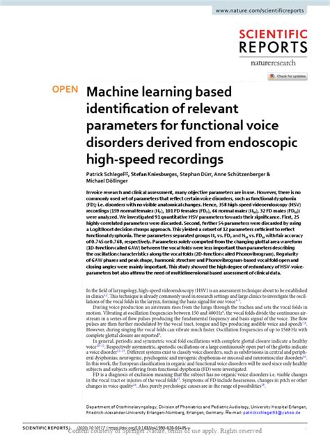 Machine Learning Based Identification Of Relevant Pdf Human Voice Receiver Operating