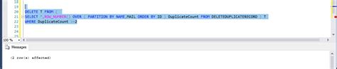 Sql Server Tutorial How To Identify The Duplicate Records And Delete