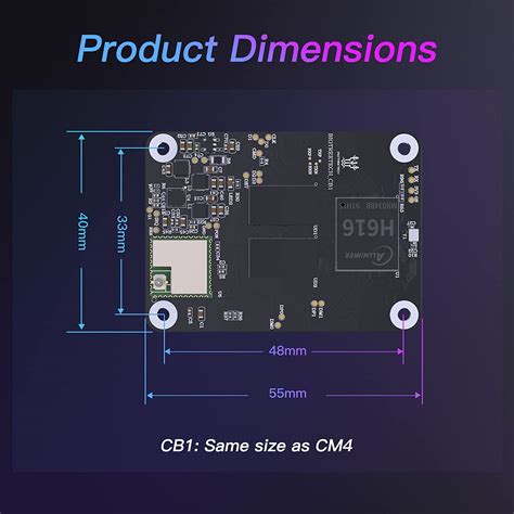 Buy BIGTREETECH CB1 V2 2 Core Control Board 1GB RAM 100M Ethernet 100M WiFi Support HDMI